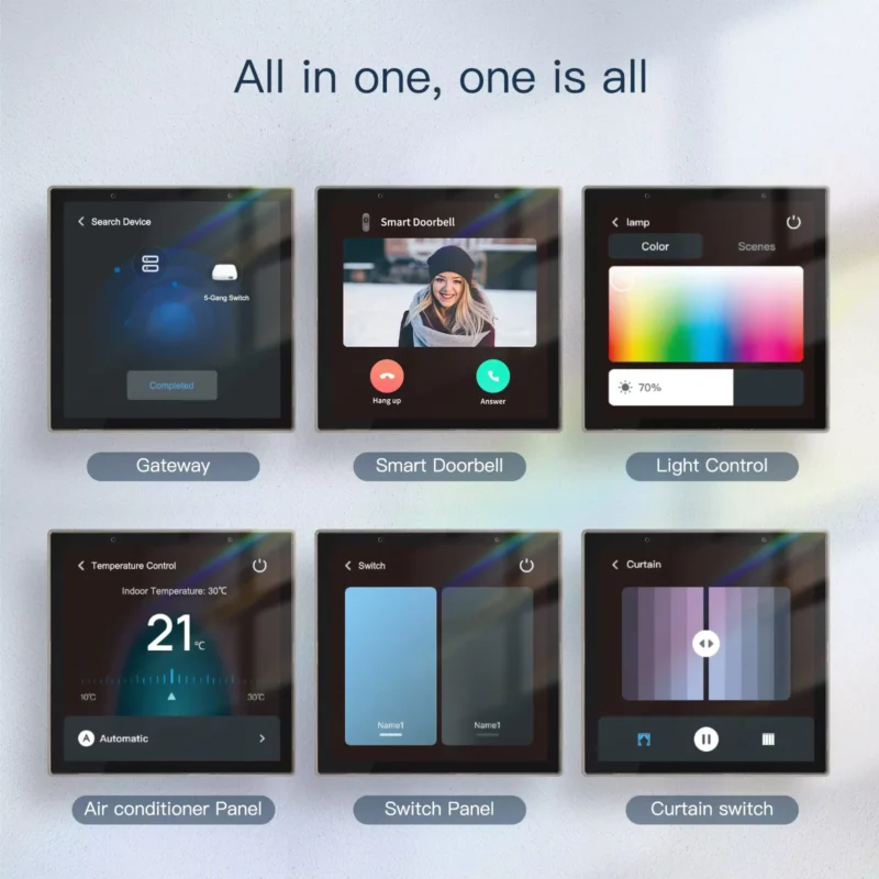 WiFi Smart Touch Control Panel in Egypt Smart Home Automation